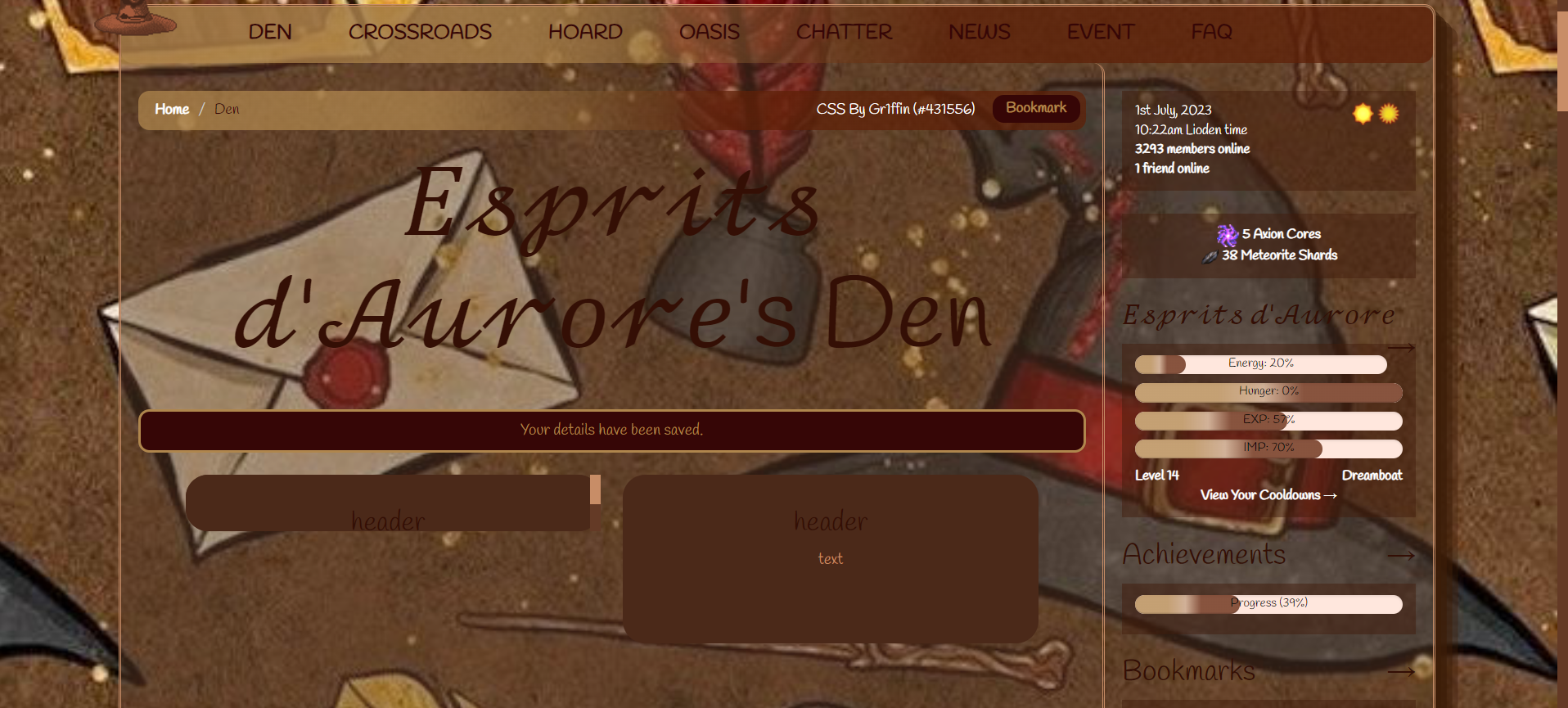 FREE🪄Harry Potter CSS + HTML :|: Lioden